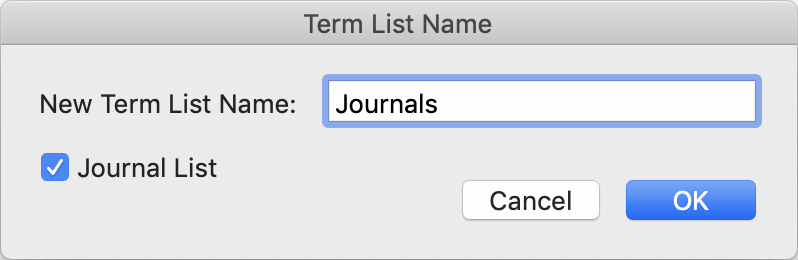 Q:endnote X9 For Macintosh の Journal Term List で、既存の Term を複数選択すると Delete Term ボタンをクリックできない