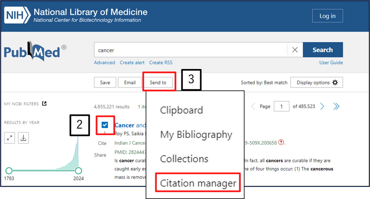 16. PubMed から文献情報を取り込む | EndNote（文献管理、論文作成）