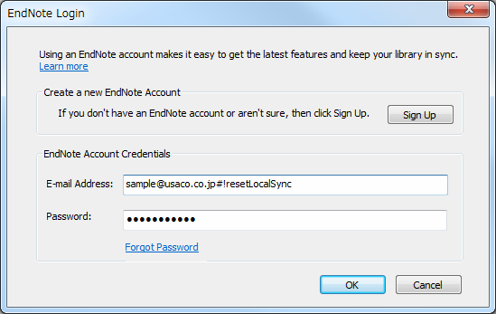 Q:同期したらライブラリのデータが削除されてしまう場合の対処法(同期状況の初期化) Endnote(文献管理、論文作成)